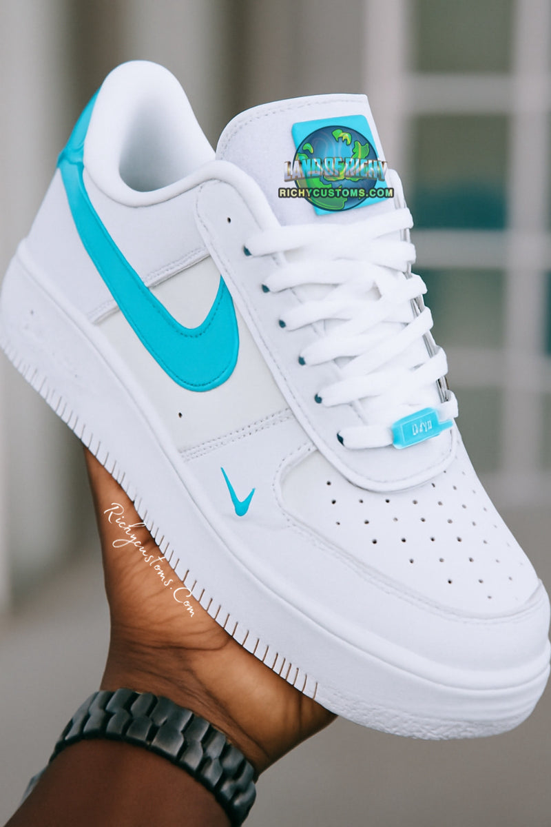 Blue CHECKED UP AF1 – RichyCustoms