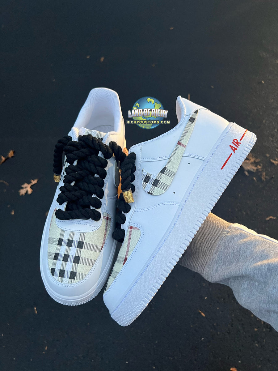 Chunky BB Plaid AF1s V2 ️💚 – RichyCustoms