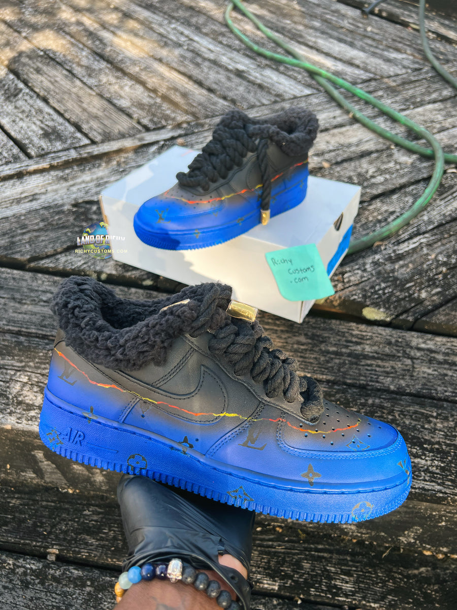 "COZY" Blue💙 Burning L Vz💙 AF1 LOW💙 – RichyCustoms
