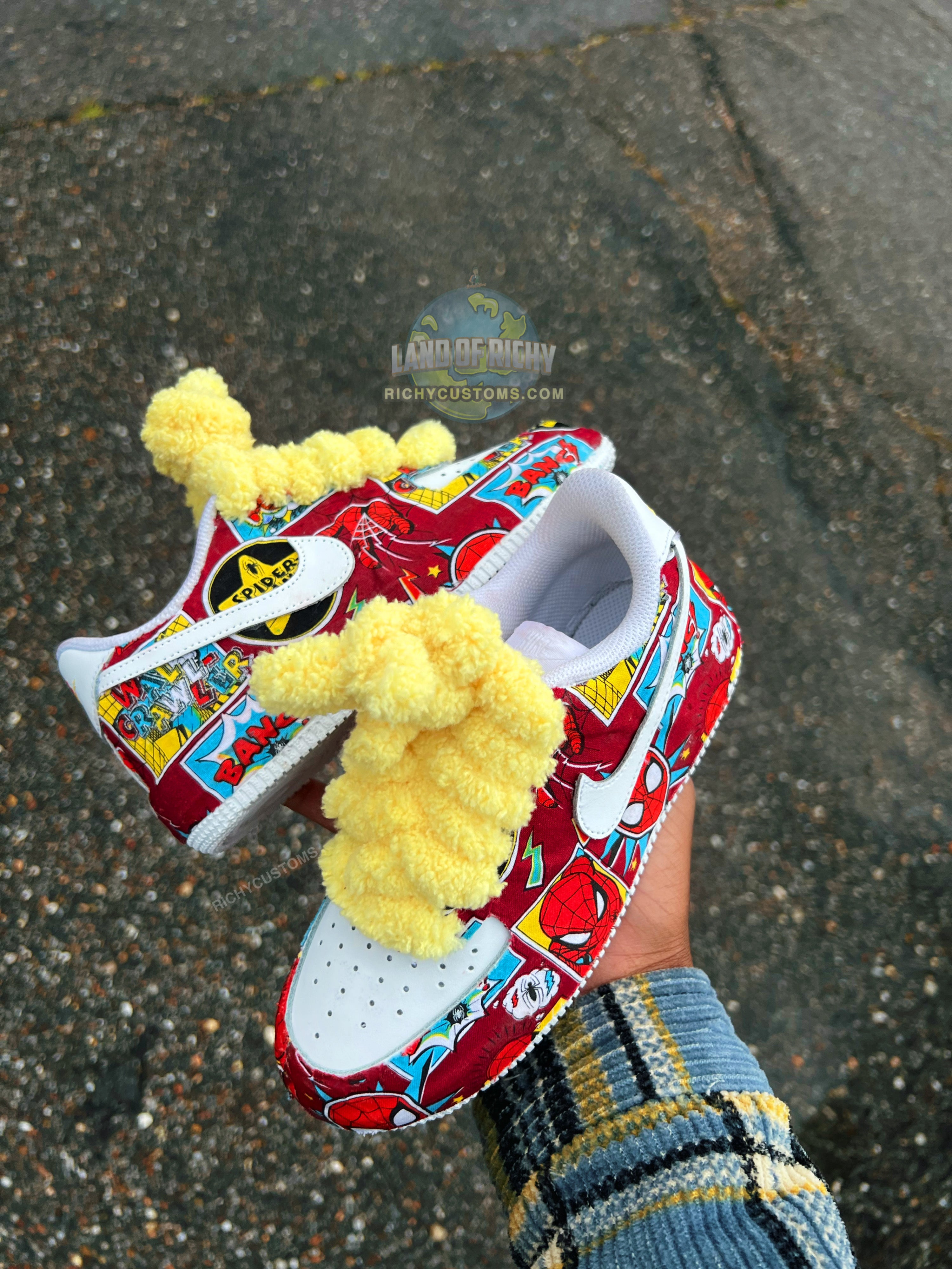 Spidey Puffs AF1 RichyCustoms Spidey Puffs AF1 RichyCustoms