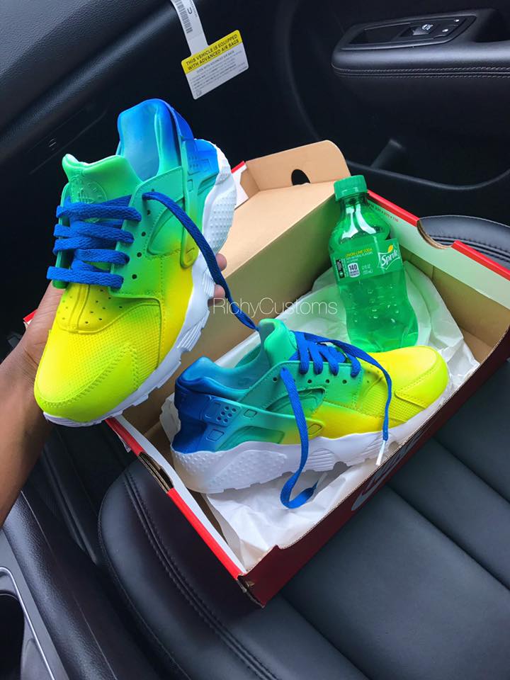 Clean Sprite Huaraches 💚💦 – RichyCustoms