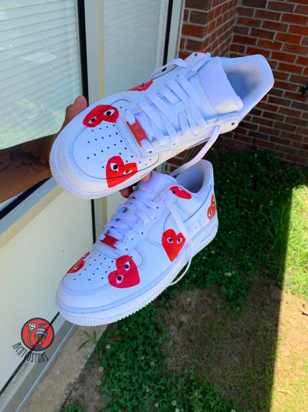 CDG Hearts ️ Low Af1 💎 – RichyCustoms