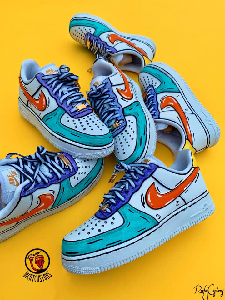 "REAL LIFE" Cartoon AF1 V1 🖌️🧶 😍 – RichyCustoms