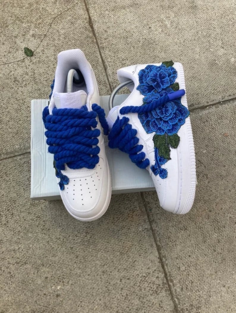 💙Blue ROSE Chunky💙 AF1 LOW – RichyCustoms